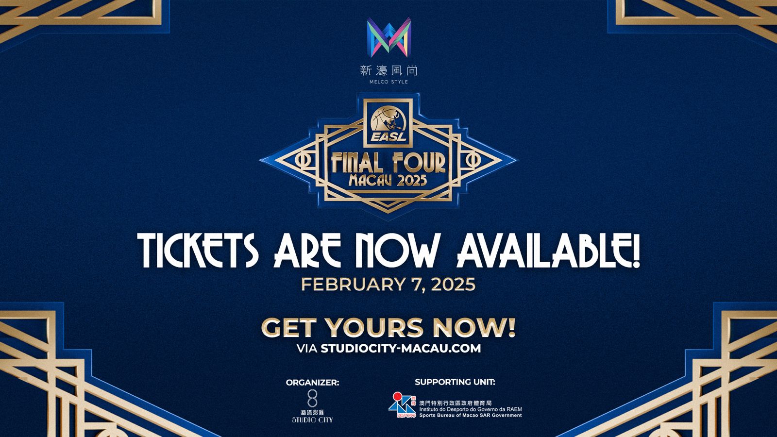 Tickets Now Live For EASL Final Four 2025 | EASL